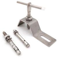China Stainless Steel SS304 SS316 Plain Curtain Wall Stone Cladding Soffit Anchor for sale