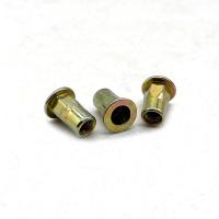 China Aluminium  Pre Bulbed Flat Head ASTM A36 Carbon Steel 4.8 5.8 Hex Rivet Nut for sale
