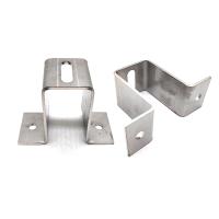 China U Shaped  Anodized aluminum Metal mid clamp For Solar Mounting for sale