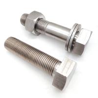 China DIN 933 Stainless Steel 304 316 Full Thread Hex bolts and nuts for sale