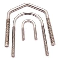 China Metric System Pipe Threaded Rod Stainless Steel/carbon steel U Bolts for sale
