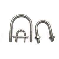 China A2 A4 Combined Thread Ends Machinery U Bolts with nuts and plate for sale