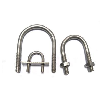 China A2 A4 Combined Thread Ends Machinery U Bolts with nuts and plate for sale