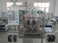 China PET / Glass Bottle 3 In 1 Monoblock Milk Filling Line for sale