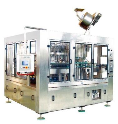 China Simple Structure Glass Bottle 18000 BPH Milk Filling Line for sale