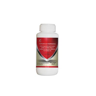 China Cost-effective 0.01billion/mlAcNPV 2000IU/mLBt Biological Vegetable Pests Pesticide Manufacturer for sale