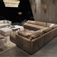 China OEM Luxury Living Room Furniture Sets Stainless Steel Decor Sofa Couch for sale
