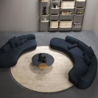 China Rebound Sponge Modern Living Room Furniture Couch U Shaped Sectional Corner Sleeper Sofa for sale
