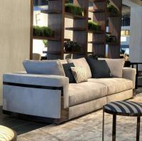 China Luxury Solid Wood Frame Matte Fabric Living Room Sofa For Home Furniture for sale