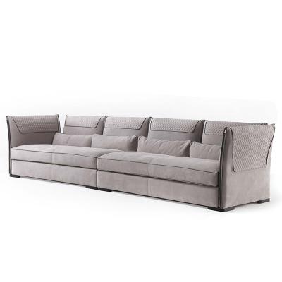 China Wooden Frame Luxury Living Room Furniture Sets Comfortable Love Seat Sectional Sofa for sale