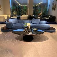 China Contemporary Modern Living Room Sofa High Ending Canap Velours Customized Material for sale