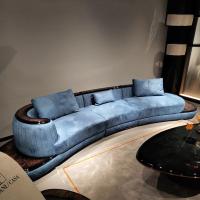 China Contemporary Modern Living Room Sofa High Ending Canap Velours Customized Material for sale