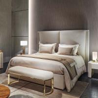 China Big Headboard Upholstered Modern Bedroom Furniture Sets Home King Size for sale