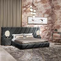 China Luxury Solid Wood Frame Comfortable Bed Set Furniture Bedroom for sale