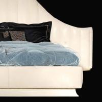 China King Size Luxury Modern Bedroom Bed Solid Wood Frame Stainless Steel Leg for sale