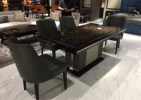 China Home Furniture Luxury Design Dining Table Burl Veneer Tabletop for sale