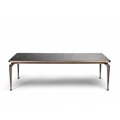 China Italian Luxury Artificial Marble Table Top Table Laminated For Home Furniture for sale