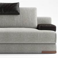 China Italian Modern Cloth Upholstered Sofa Set Luxury Living Room Furniture Sets for sale