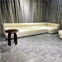 China Tufted Button Fabric Living Room Sectional Couch White Sofa Loveseat Furniture Set for sale