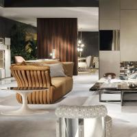 China High End Modern Luxury Living Room Furniture Sets Classic Stainless Steel Leg Sofa for sale