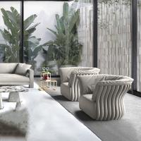 China High End Modern Luxury Living Room Furniture Sets Classic Stainless Steel Leg Sofa for sale