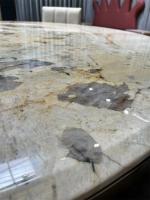 China Top Round Kitchen Marble Contemporary Luxury Dining Table Set 6 for sale