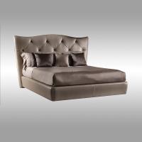 China Divan Platform Full Upholstered King Size Bed Modern Bedroom Furniture Sets for sale