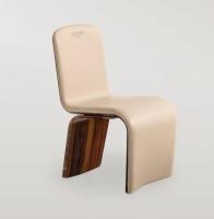 China OEM Luxury Modern Furnitures Grey Counter Height Leather Upholstered Dining Chairs for sale