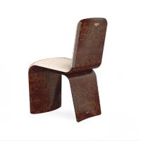 China OEM Luxury Modern Furnitures Grey Counter Height Leather Upholstered Dining Chairs for sale