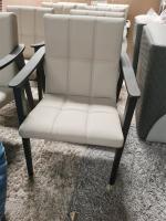 China white Luxury Modern Furnitures space saving Cream Dining Chairs For dinning room for sale