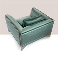 China Frosted Modern Cloth Sofa 0.9x0.8m Luxury Living Room Furniture Sets for sale