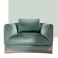 China Frosted Modern Cloth Sofa 0.9x0.8m Luxury Living Room Furniture Sets for sale