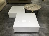 China 70x30cm Customized Coffee Table Combinational Marble Square Style for sale