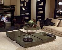 China 70x30cm Customized Coffee Table Combinational Marble Square Style for sale