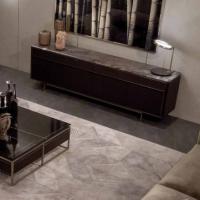 China 0.45x0.65m Sliding Door TV Cabinet Stainless Steel Marble Top for sale