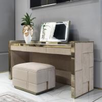 China Minimalist Modern Dressing Tables Marble 1.2m Contemporary Vanity for sale