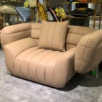 China Matte Ecology Leather Upholstered Sofa Set Commercial Luxury Modern Furnitures Home for sale