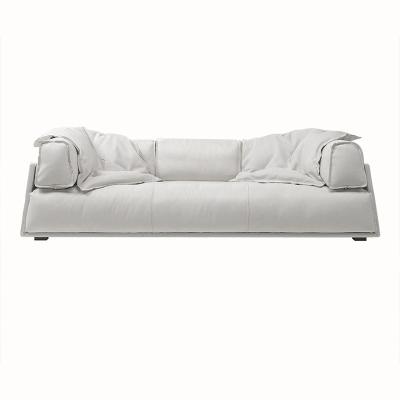 China Unfoldable 0.9m Leather Corner Couch Grey , Modern Home Large Microfiber Velvet Sectional Sofa for sale