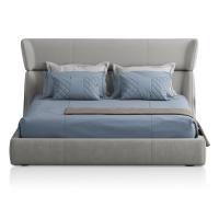 China Panel Fancy Bed Double Bed 2.5x1.4m Modern Bedroom Furniture Sets for sale