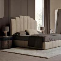 China 2.0x1.5m High End Modern Bedroom Sets Matted Luxury Double King Size Bed for sale