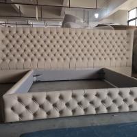 China 90.5in Modern Bedroom Furniture Sets 1.5m Leather Luxury Contemporary for sale
