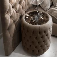 China 90.5in Modern Bedroom Furniture Sets 1.5m Leather Luxury Contemporary for sale