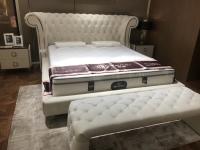 China Rolled Headboard Luxury Modern King Size Bedroom Sets 1.7x2.2mm Bed Lit Cama for sale