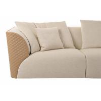 China Genuine Leather Modular Corner Lounge 1.8m PU Luxury Living Room Furniture Sets for sale