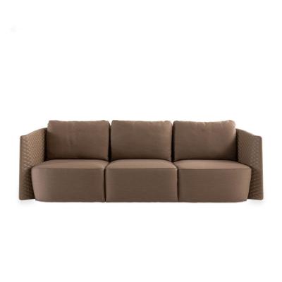 China Deluxe Matte Fancy Leather Couch Fluwelen Hoekbank for sale