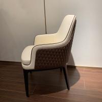 China Nordic Genuine Leather Dining Chair 60cm Luxury Contemporary Dining Chairs for sale