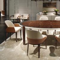 China 88x52cm Modern Luxury Dining Chairs Leather Fully Assembled Dining Sets for sale