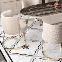 China Matted 0.8m Luxury Modern Dining Chairs Modern Esstischstuhl Taupe for sale