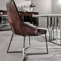 China Titanium 60cm Luxury Contemporary Dining Room Sets Cadeira Jantar for sale
