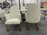 China 0.6x1.06m Luxury Modern Dining Chairs Cadeira De Jantar for sale